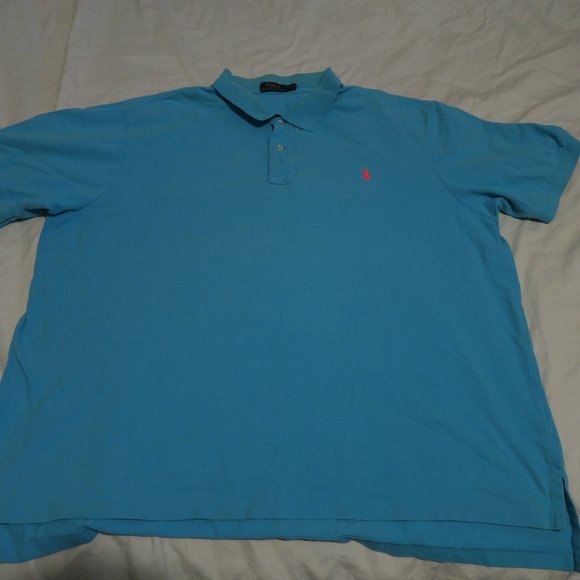 Polo Ralph Lauren | Shirts | Polo Ralph Lauren Polo Shirt Mens Big 3xb Pony Logo Cotton Classic ...